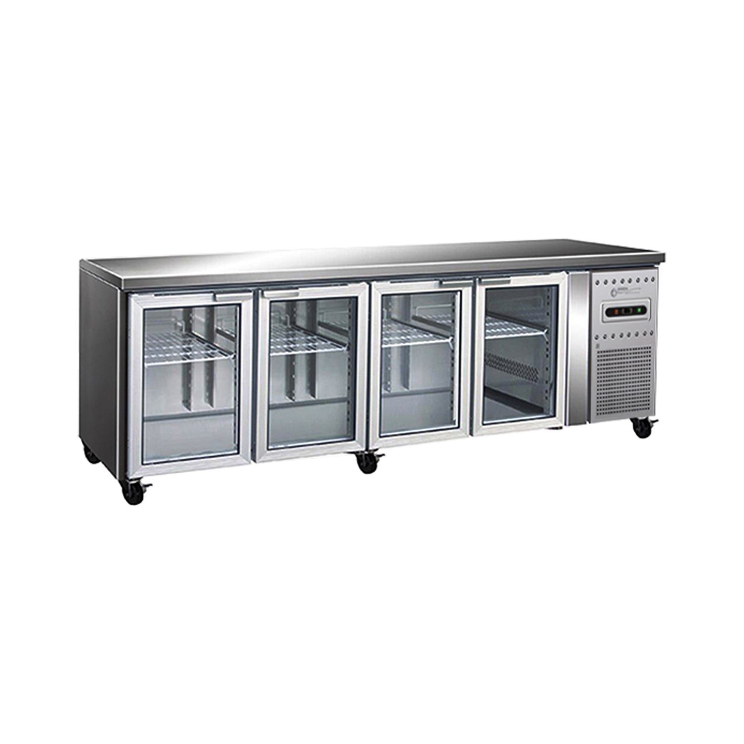 BBG4DGN 4 GLASS DOOR VALUE BENCH FRIDGE – HE2020